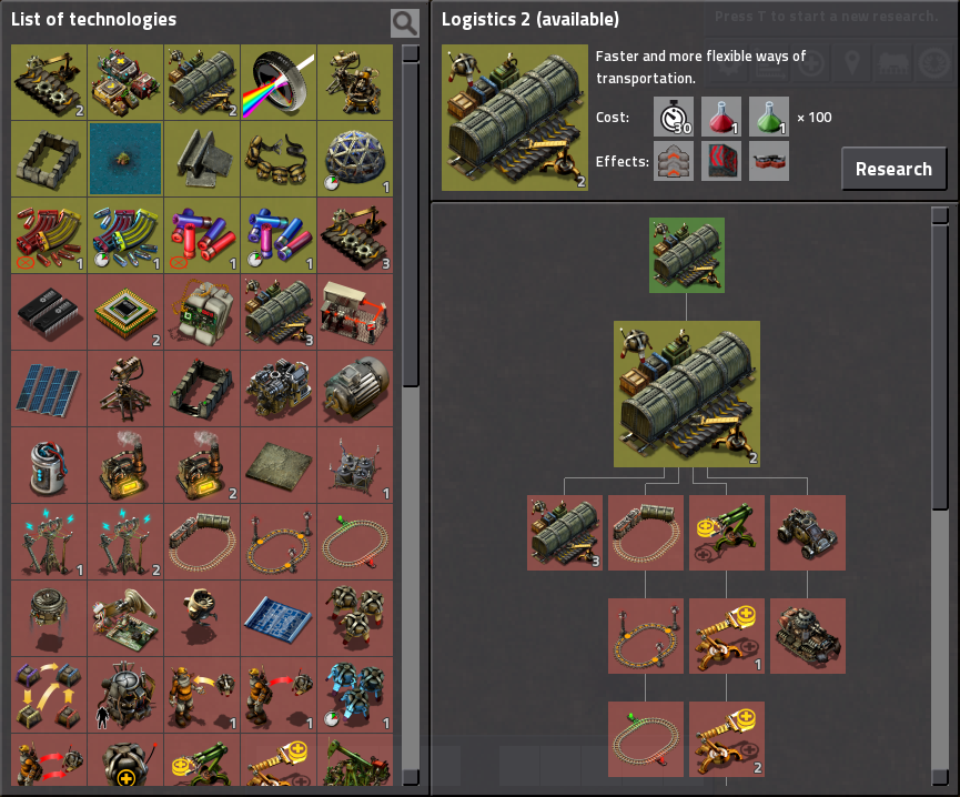 File:Technology Screen.png - Factorio Wiki