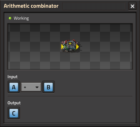 File:Arithmetic combinator gui.png - Factorio Wiki